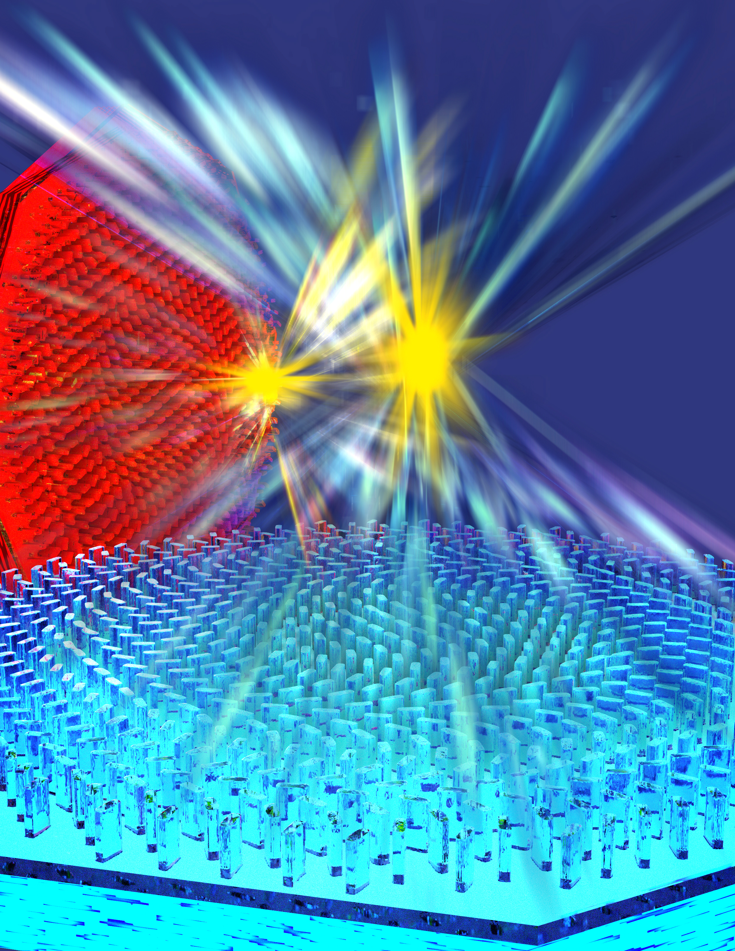 Metalens works in the visible spectrum, sees smaller than a wavelength ...